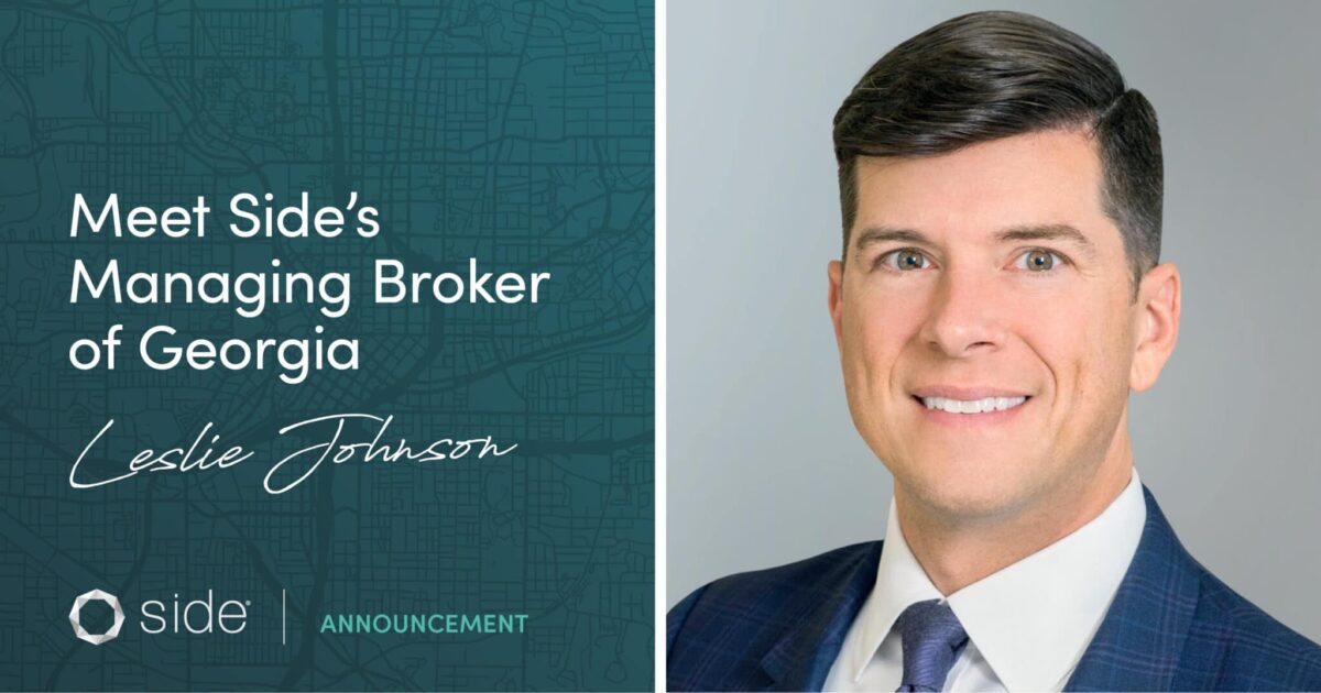 Meet Leslie Johnson, Side's Managing Broker of Georgia | Side