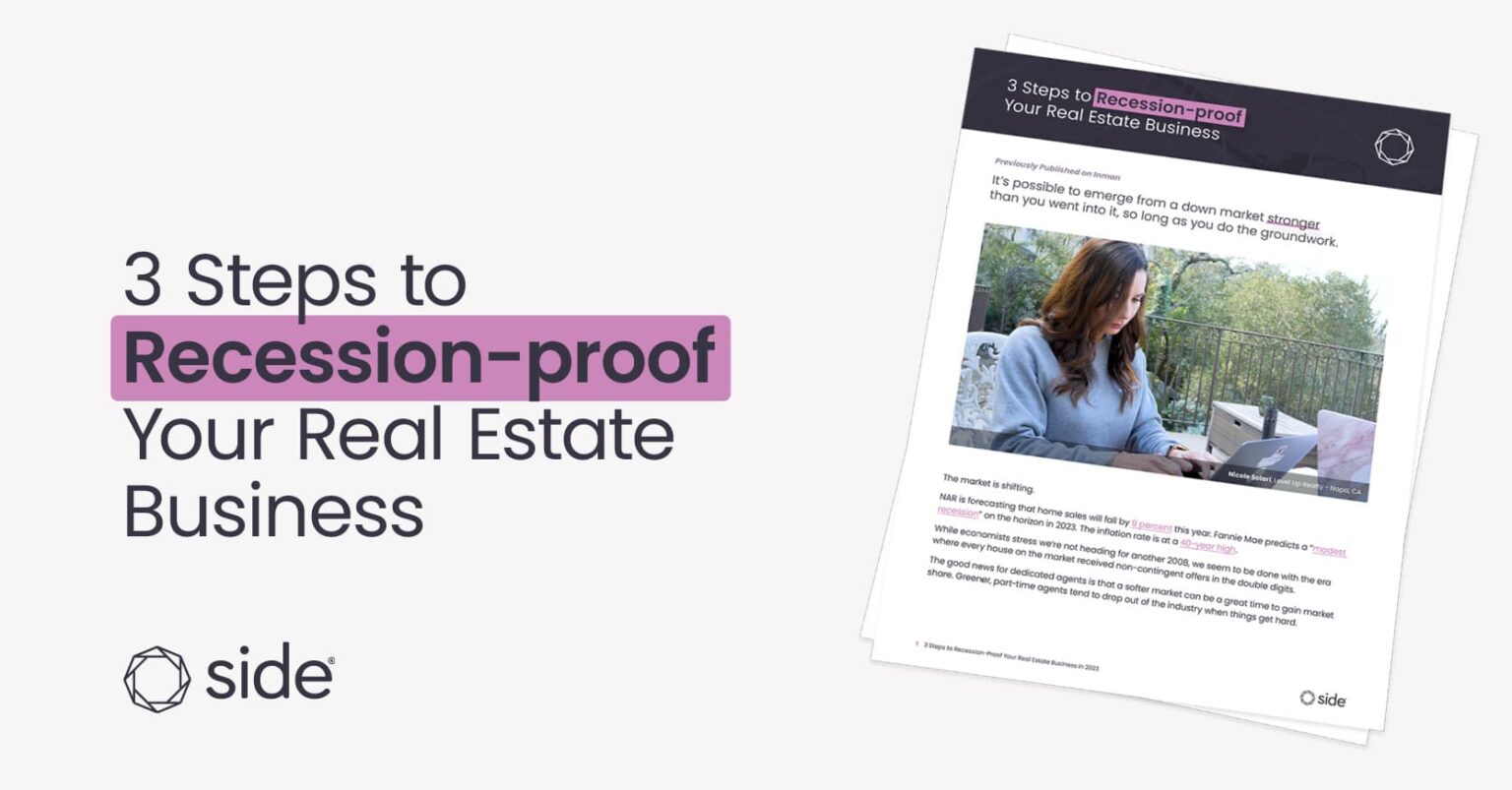 3 Steps to Recession-Proof your Real Estate Business | Side